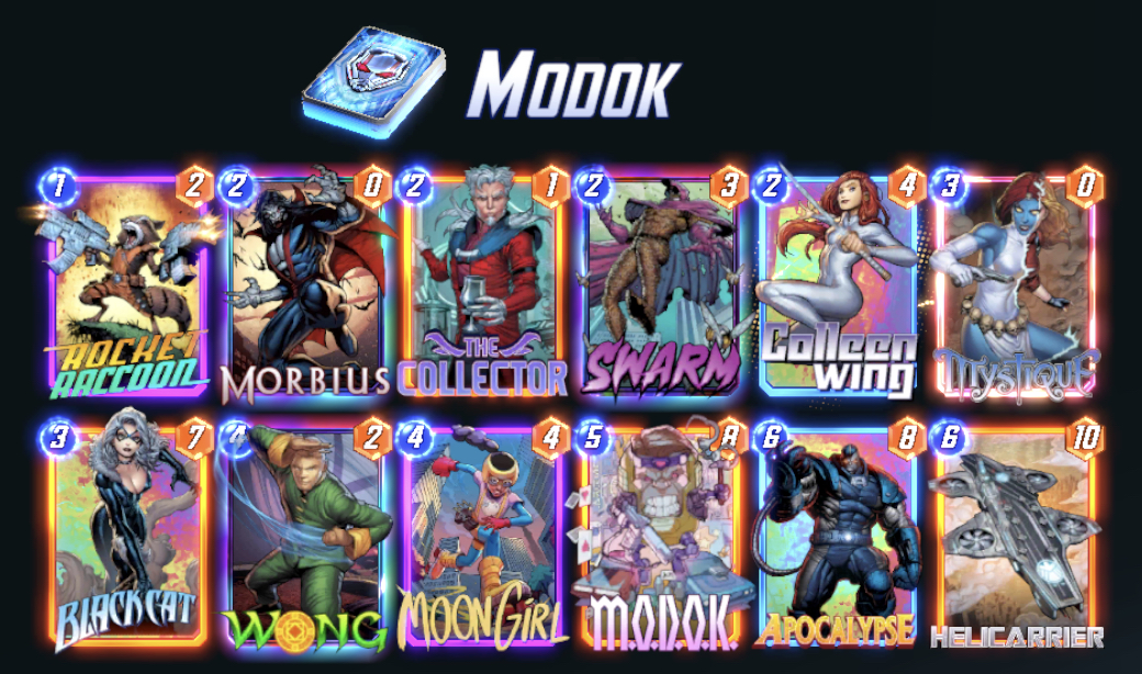 My Marvel Snap MODOK deck | Intelligent Artifice
